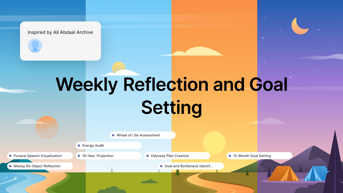 Weekly Reflection and Goal Setting