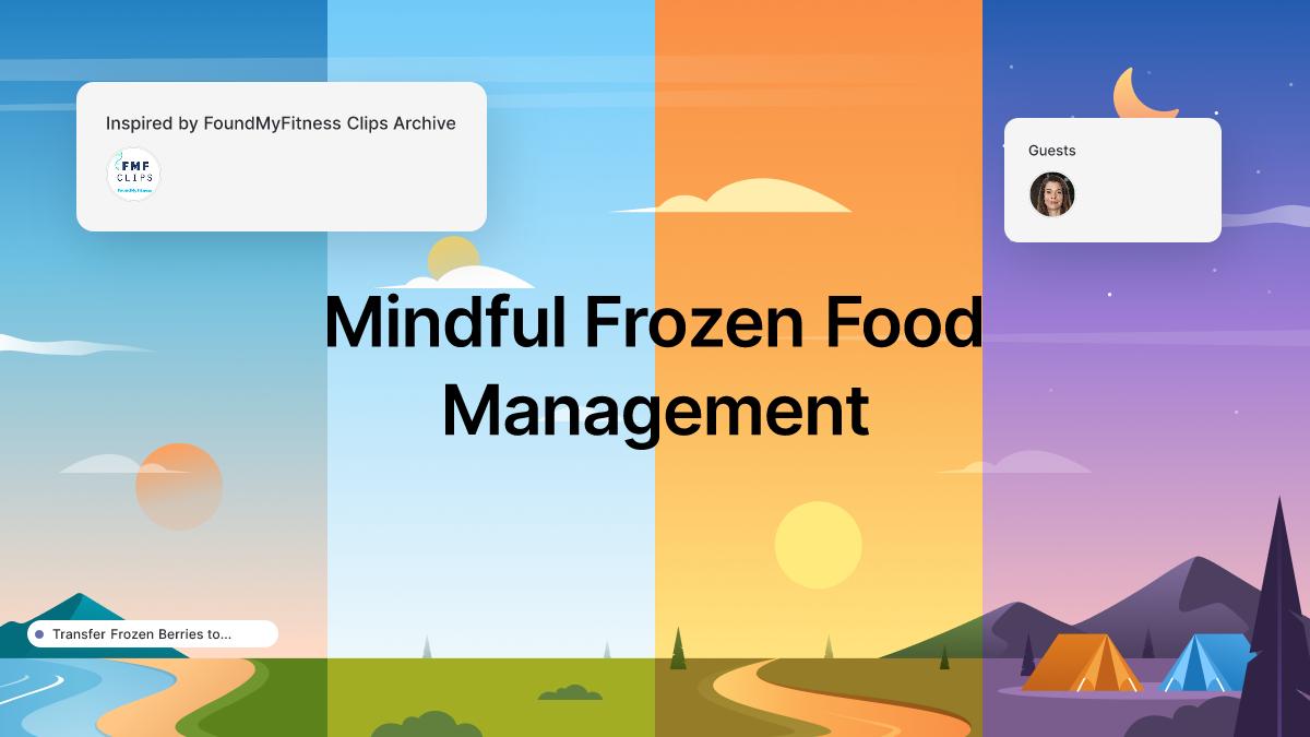 Mindful Frozen Food Management