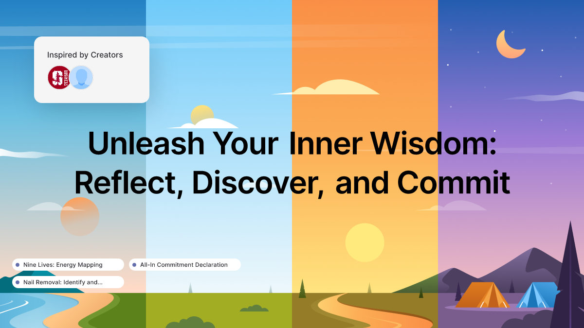 Unleash Your Inner Wisdom: Reflect, Discover, and Commit