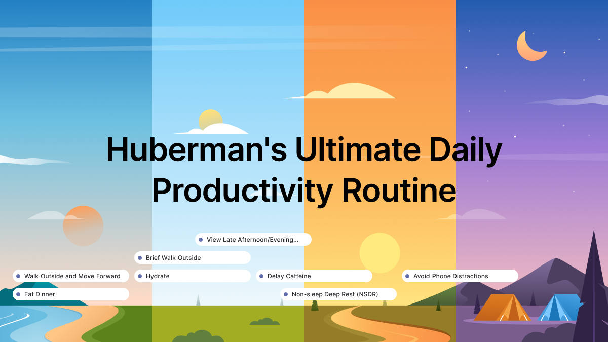 Huberman's Ultimate Daily Productivity Routine