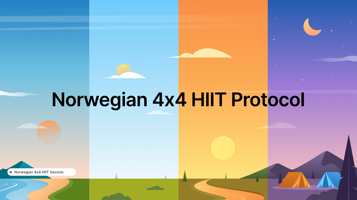 Norwegian 4x4 HIIT Protocol