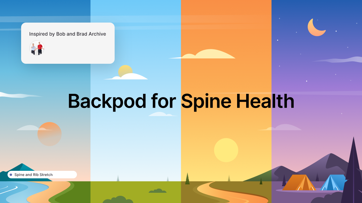 Backpod for Spine Health