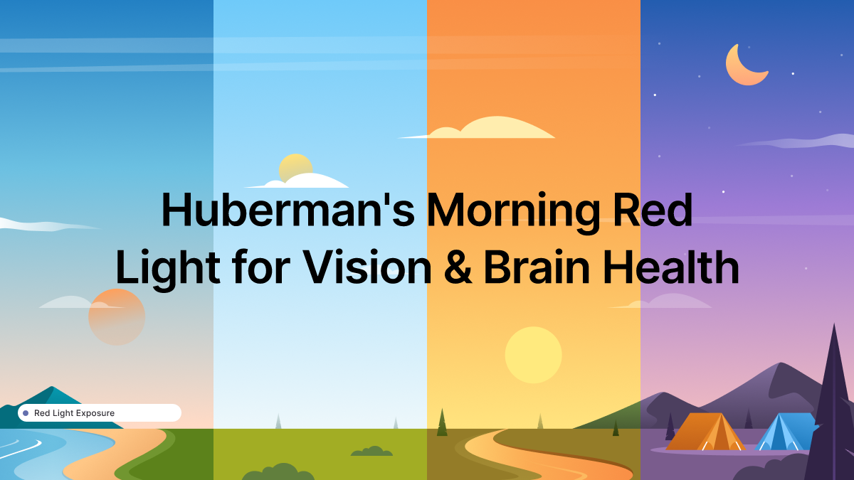 Huberman's Morning Red Light for Vision & Brain Health